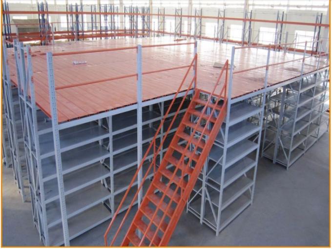Multi Tier Structural Steel Mezzanine , Rack Supported Storage ...