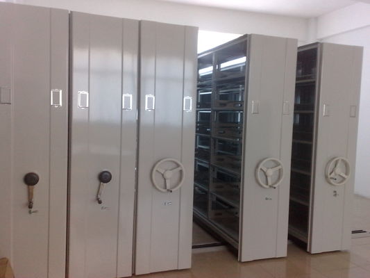 Library / Office Moving File Cabinets Shelf System Corrosion Protection