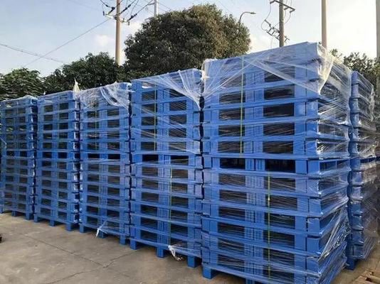 Warehouse Metal Euro Pallet , Stackable Steel Pallets Steel Storage ...