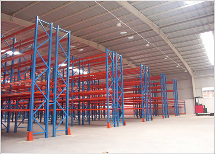Steel Heavy Duty Storage Racks , Warehouse Pallet Racking Systems Muti ...