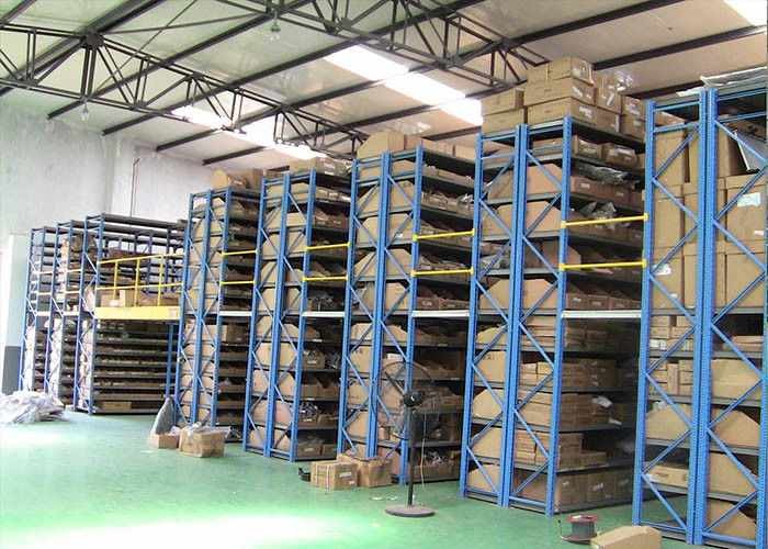 Rack Supported Mezzanine Industrial Steel Storage Racks Cold Rolled ...