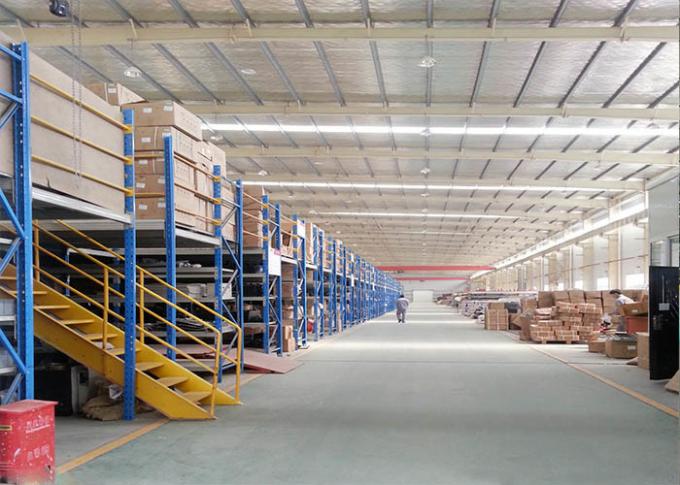 Rack Supported Mezzanine Industrial Steel Storage Racks Cold Rolled ...